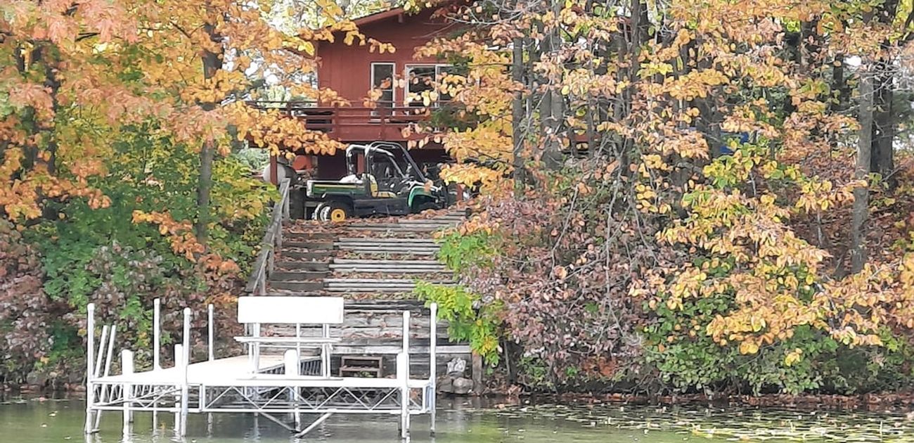 Poskin Lake Getaway Cabin Lakefront access and beautiful sunrise - Almena, Wisconsin Vacation...